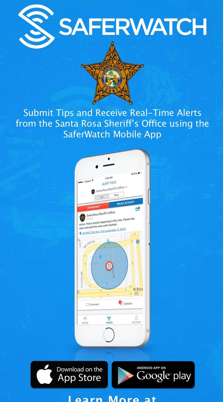 Santa Rosa Sheriff's Office partners with SaferWatch | Santa Rosa Press ...
