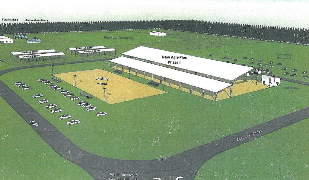 PLANNING THE FAIR'S FUTURE: Fair board touts Agri-plex's second phase ...