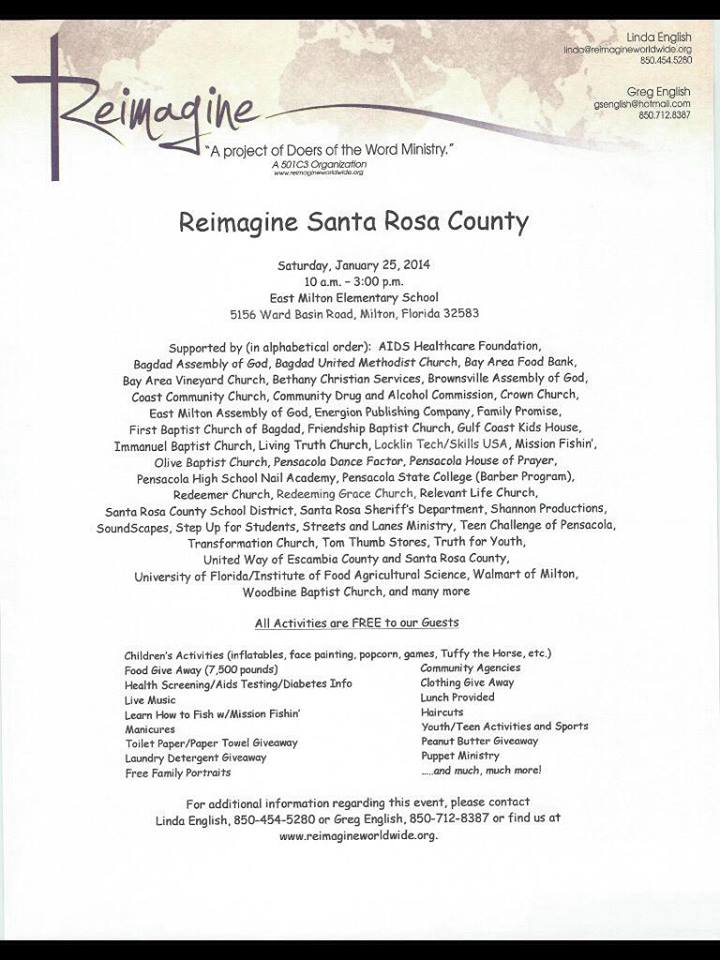 Reimagine Santa Rosa County | Santa Rosa Press Gazette