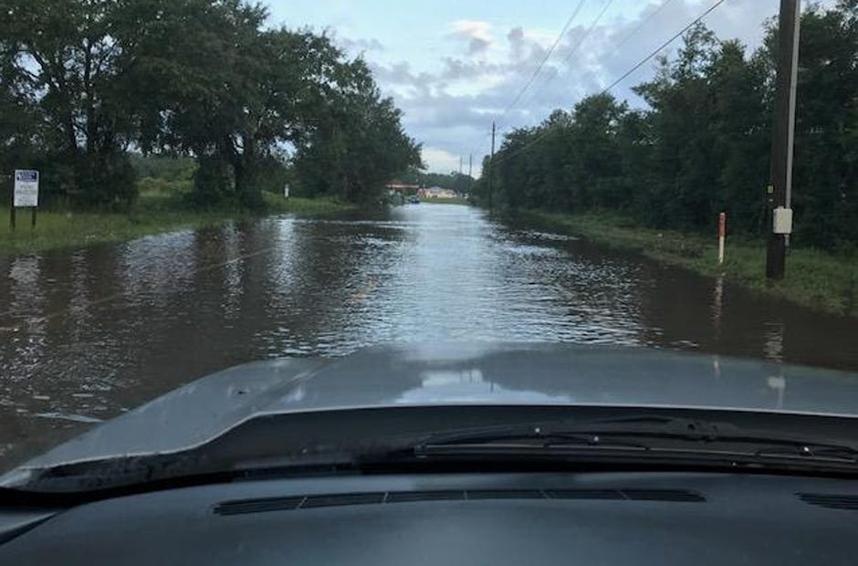 Santa Rosa County roads and bridges closed due to flooding | Santa Rosa ...