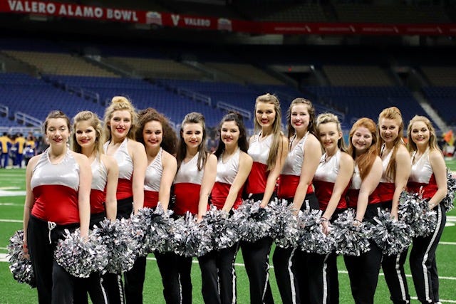 Cheer team performs in Alamo Bowl halftime show | Santa Rosa Press Gazette