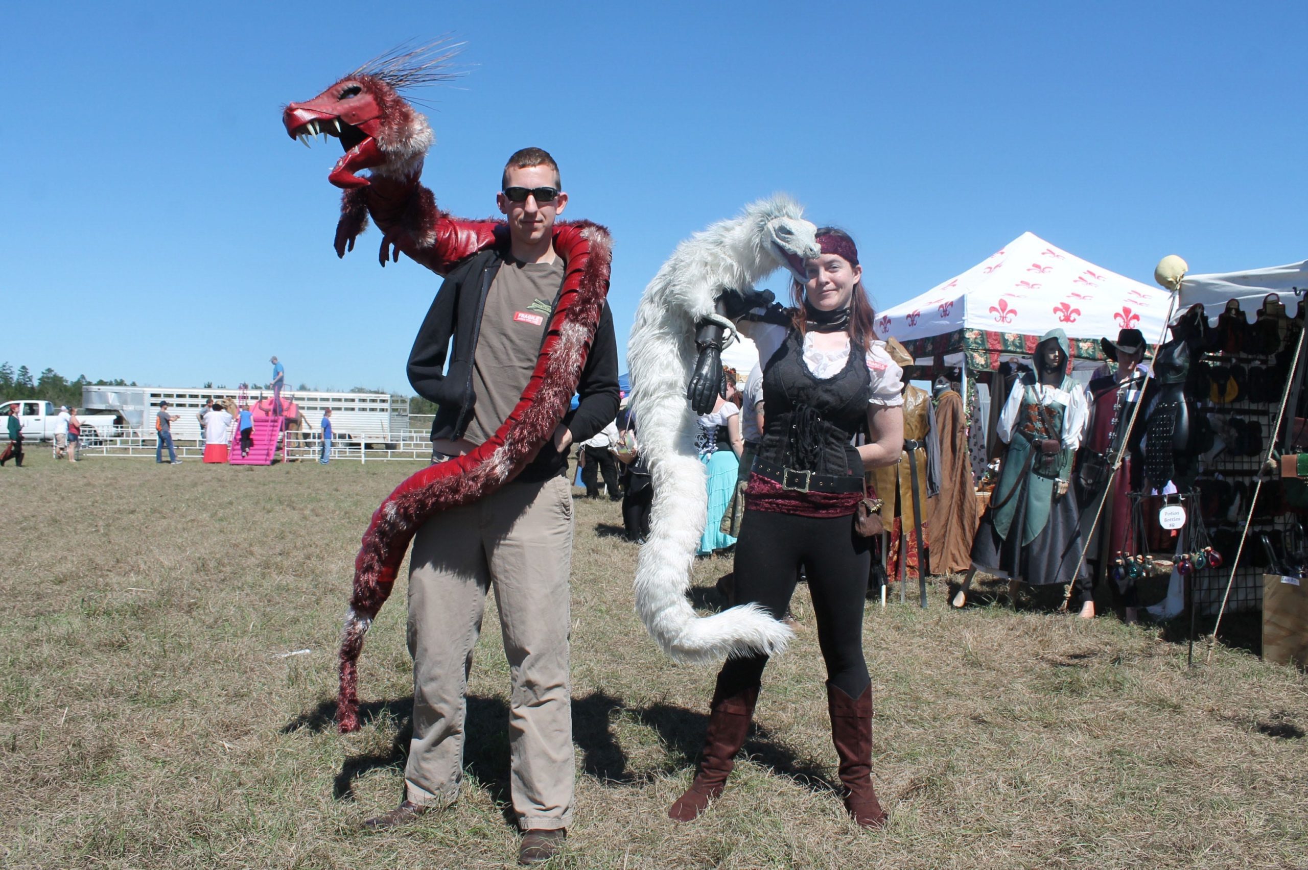 (VIDEO) Dragon puppet creators show off their work | Santa Rosa Press ...