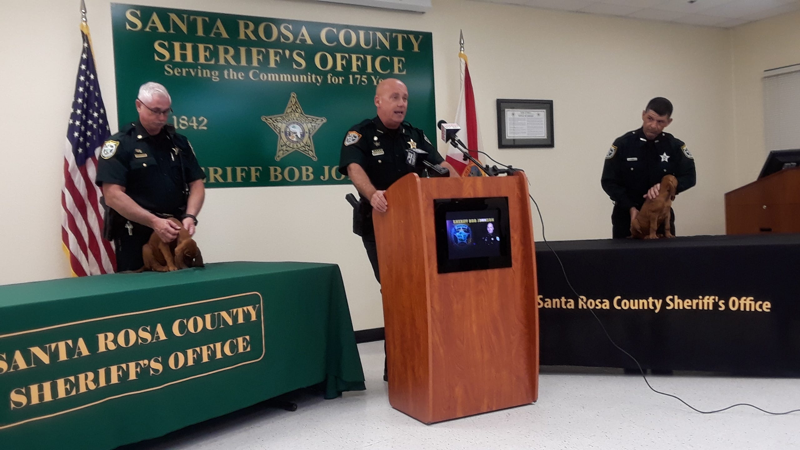 Santa Rosa County Sheriff's Office gets blood hound puppies | Santa ...