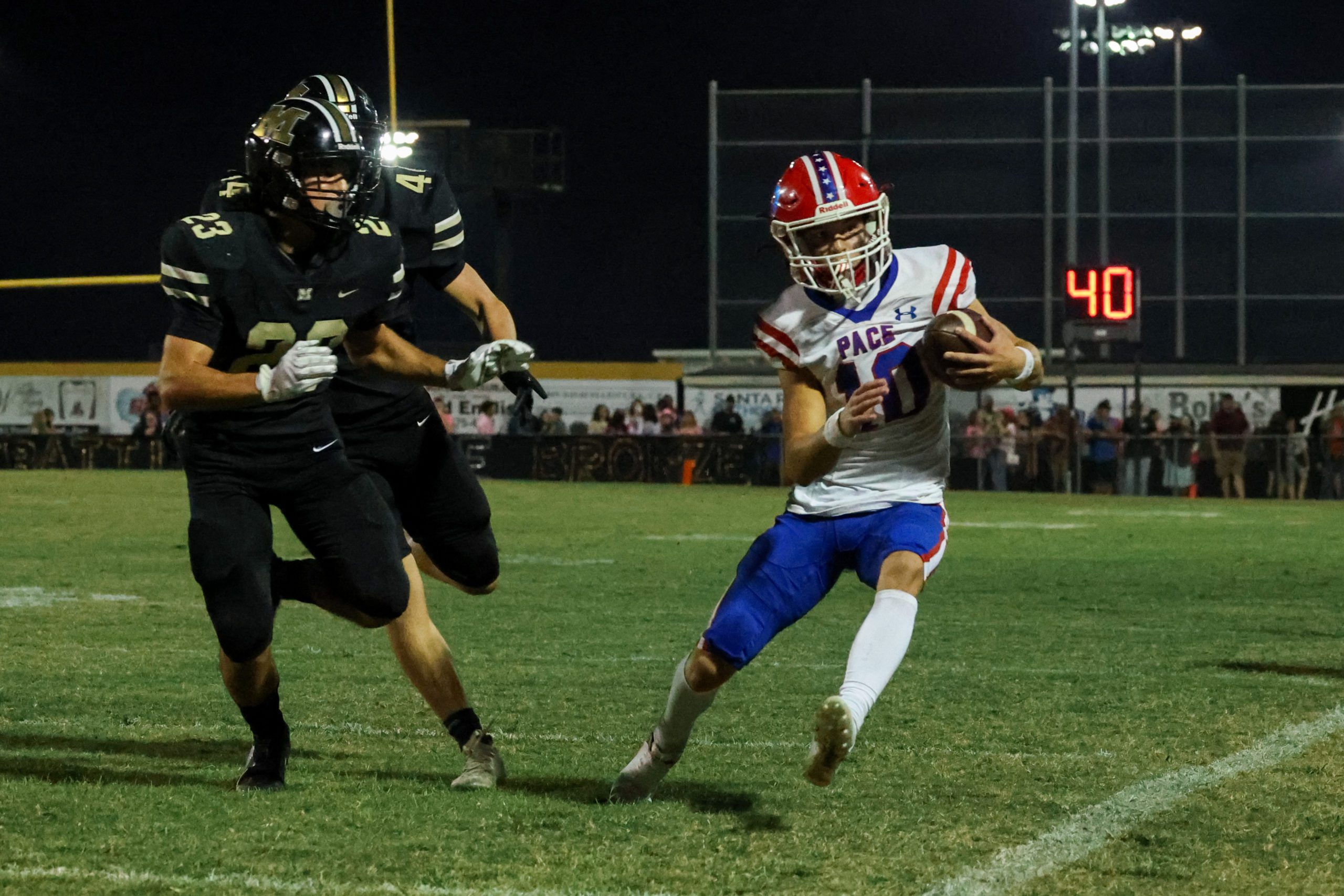 Pace holds off Milton in thrilling rivalry game | Santa Rosa Press Gazette