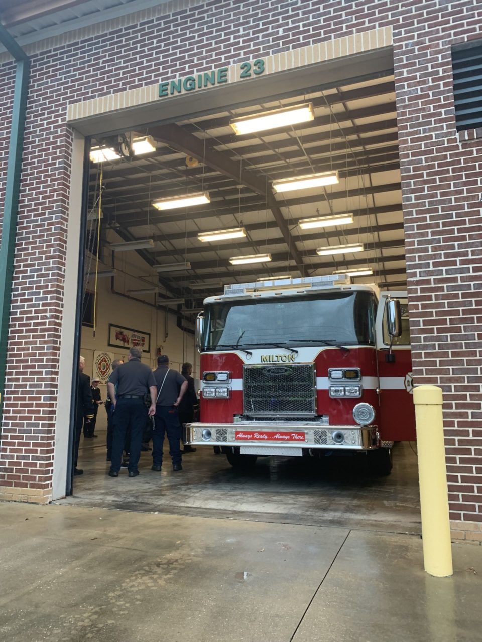 Milton Fire Department dedicates new rescue pumper truck, Engine 23 ...