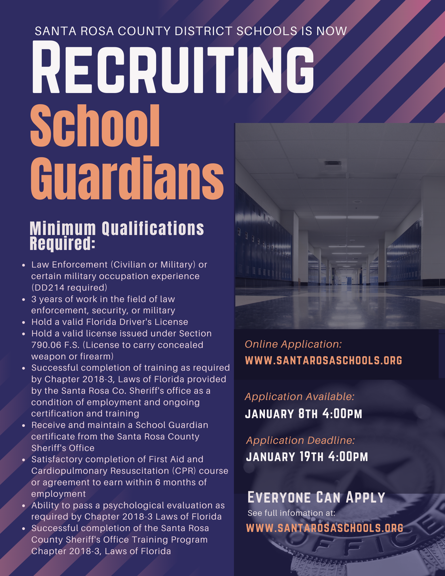 Santa Rosa District Schools accepting guardian program applicants again | Santa Rosa Press Gazette