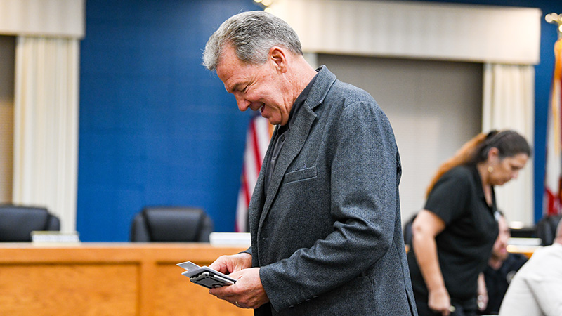 Jorgenson says farewell during last Milton meeting at city manager ...